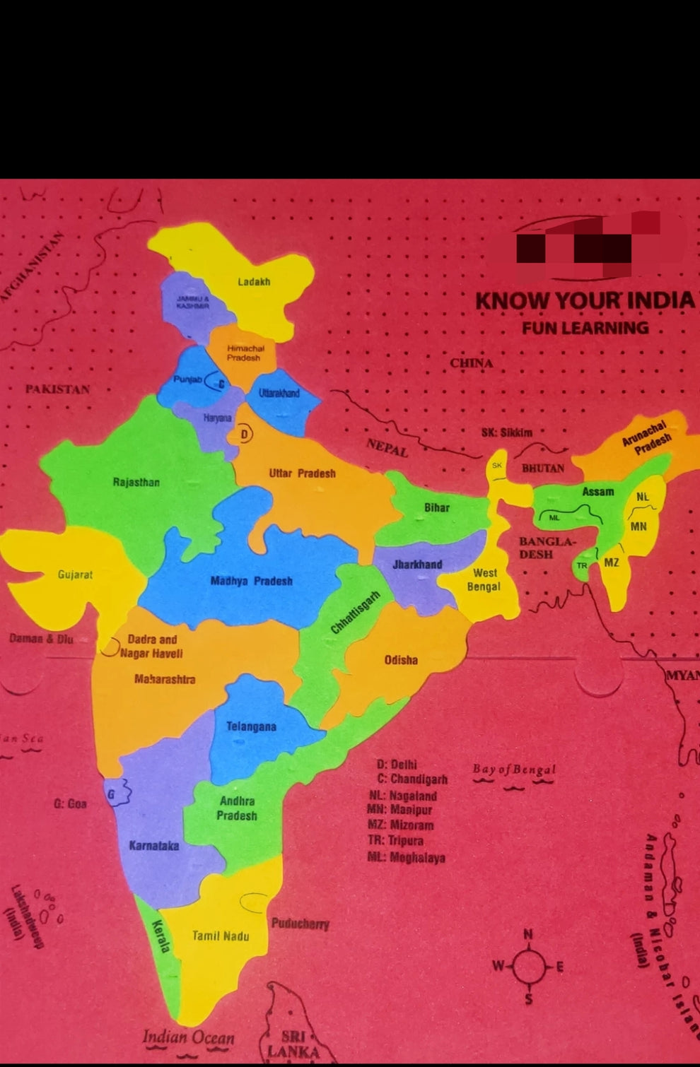 India Map Puzzle – AtoZ Bazaar
